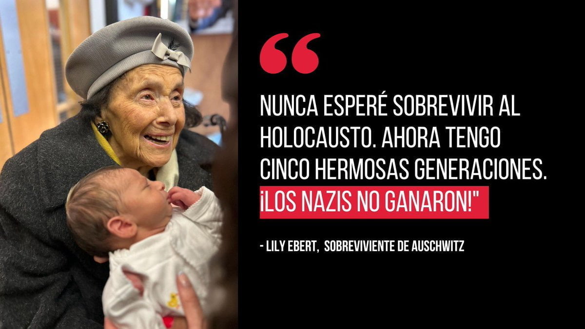¡triunfo De La Vida Sobreviviente Del Holocausto Lily Ebert Se