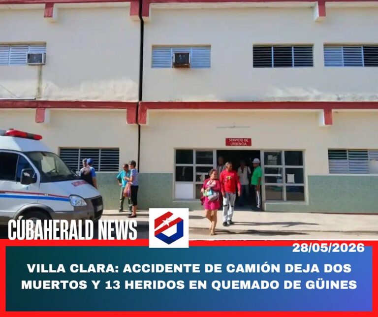 Villa Clara: accidente de camión deja dos muertos y 13 heridos en ...